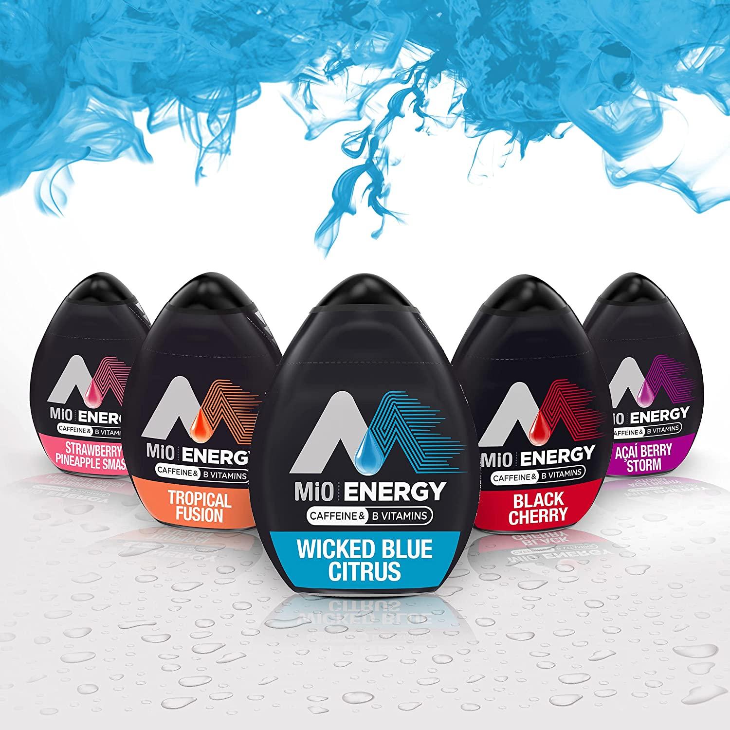 Mio Energy Water Enhancement Variety Pack - 4 Flavors: Strawberry ...