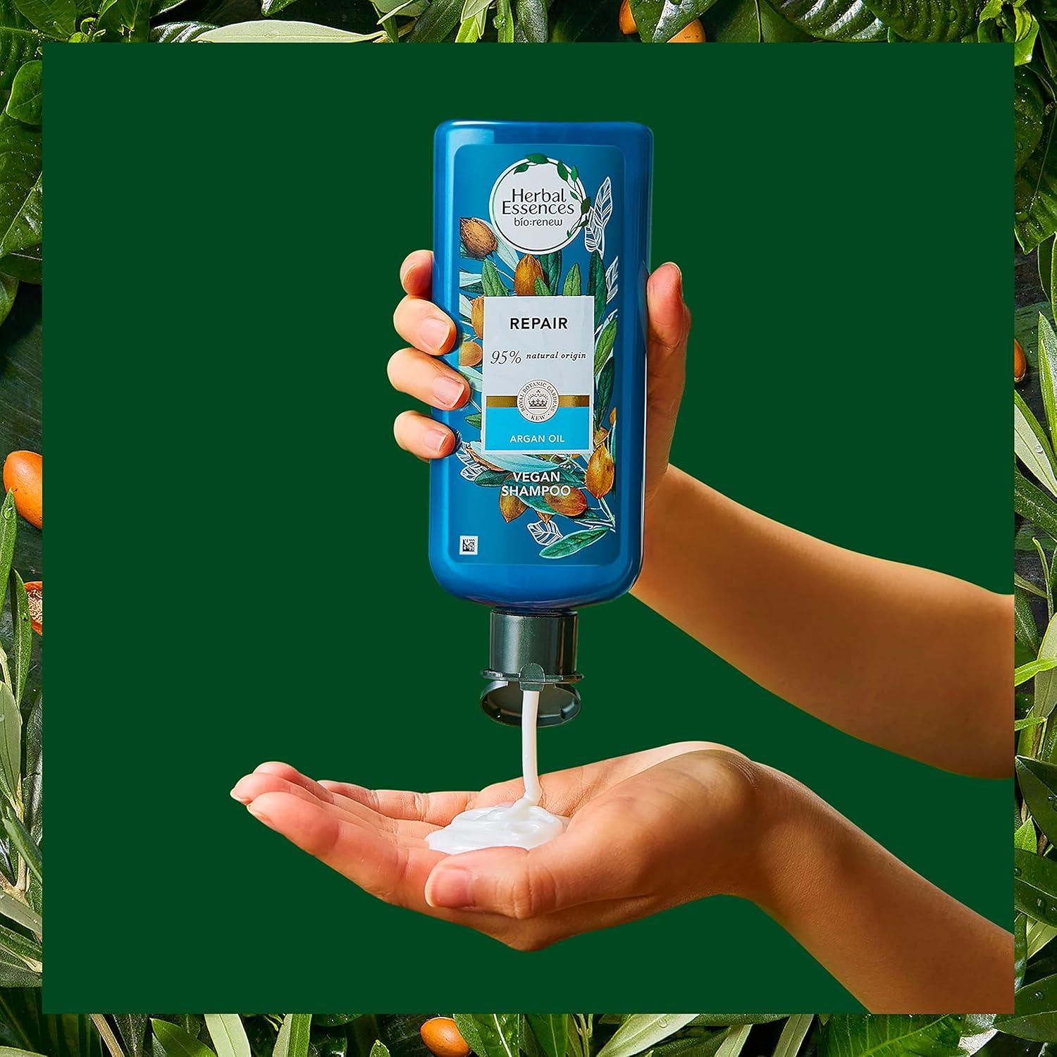 Herbal Essences Pure Argan Oil Hydration Shampoo 90% Natural ...