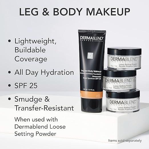 Dermablend Leg and Body Makeup Foundation | Full Coverage for Flawless ...