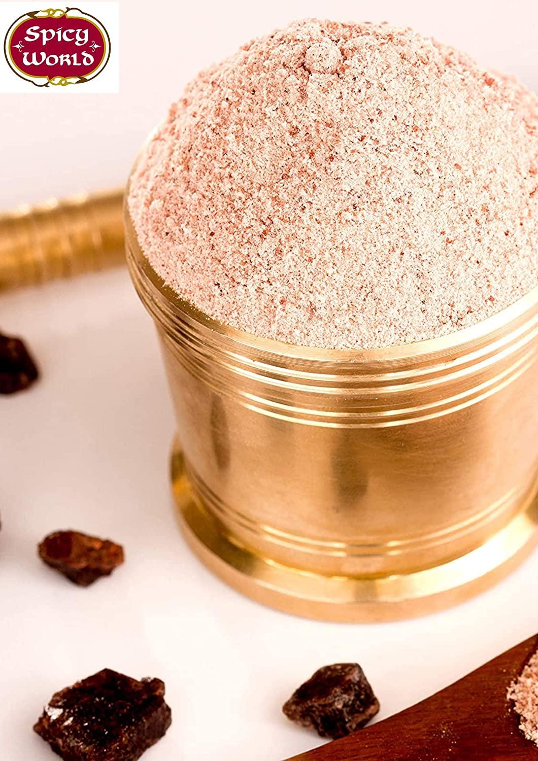 Spicy World Kala Namak Indian Black Salt 14 oz - Vegan, Pure, Unrefined ...