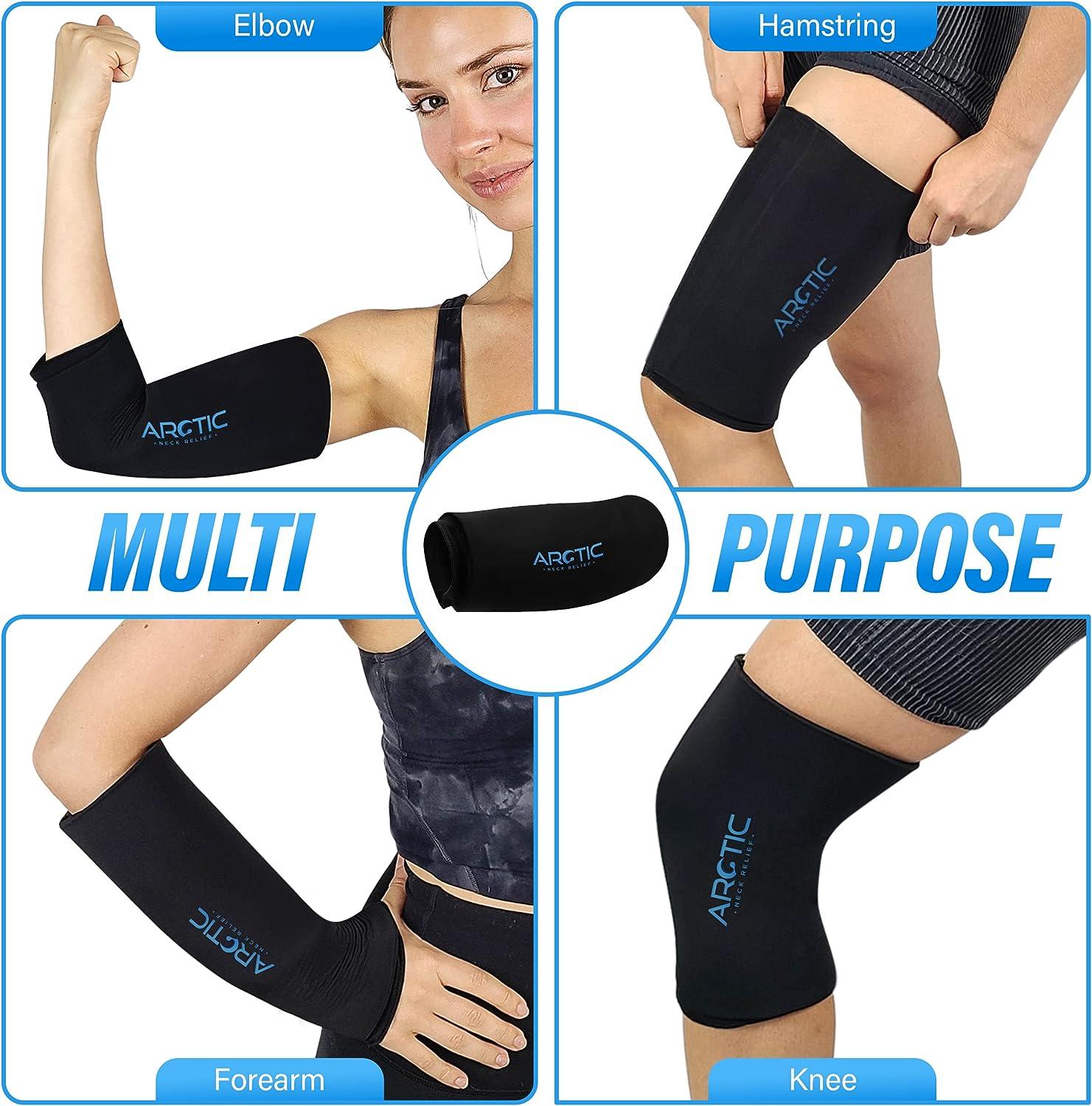 2 Pack Knee & Elbow Ice Pack Wrap for Pain Relief and Recovery - Cold ...