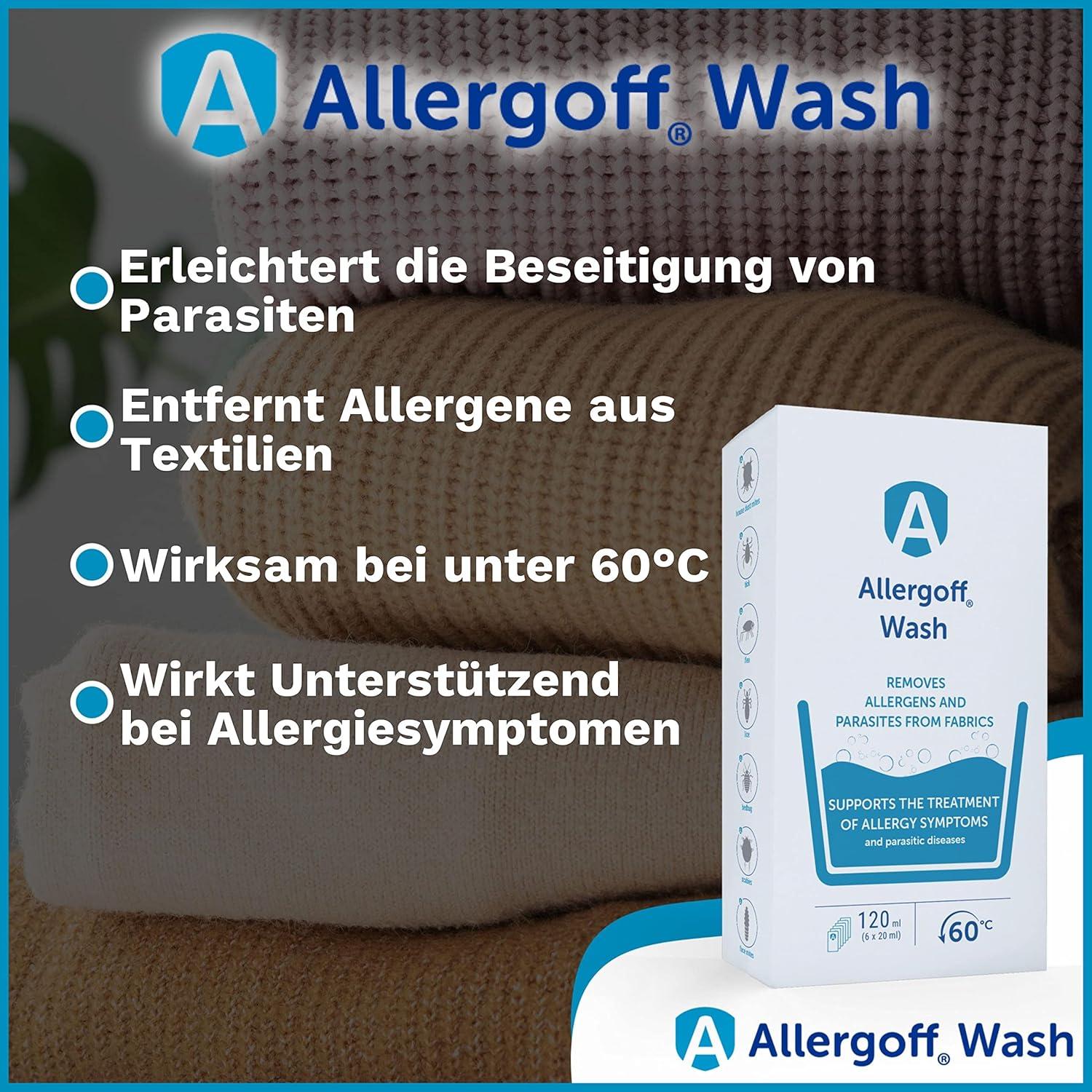 Allergoff Wash Mites Detergent - Effective Against Mites Fleas Lice ...