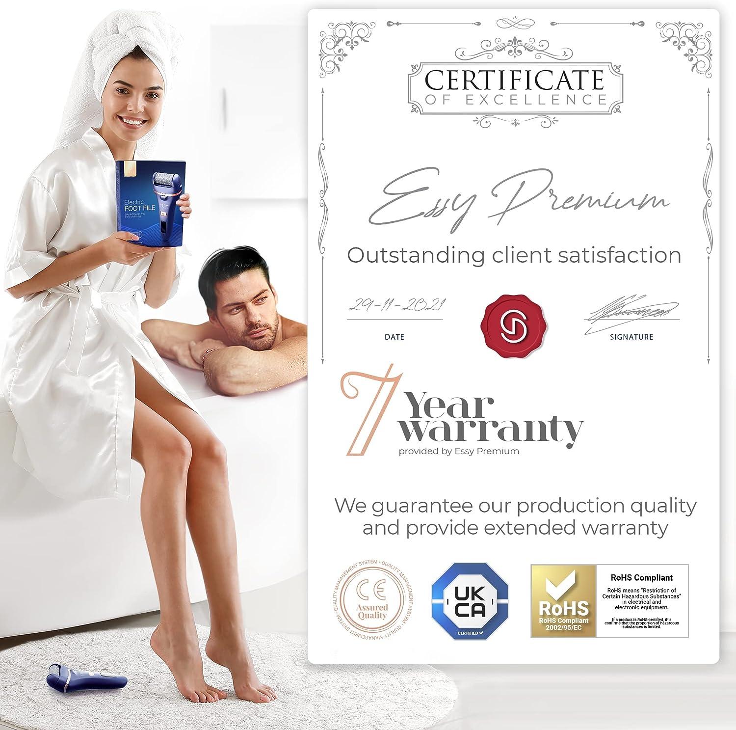 Essy Electric Foot Callus Remover Kit - Dead Skin Remover for Feet ...