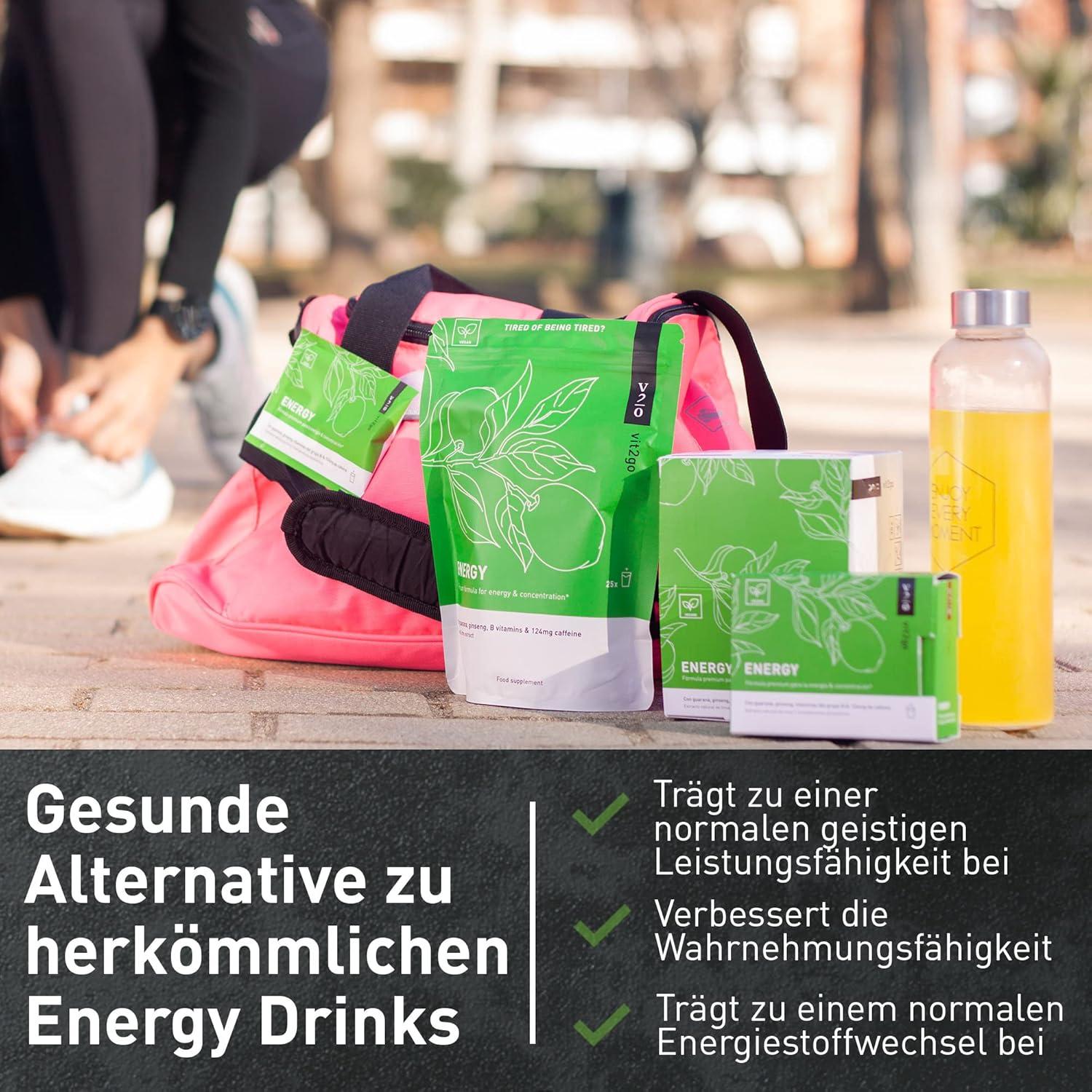 VIT2GO Energy Drink 250g - 25 Portions of Caffeine Guarana & Taurine ...
