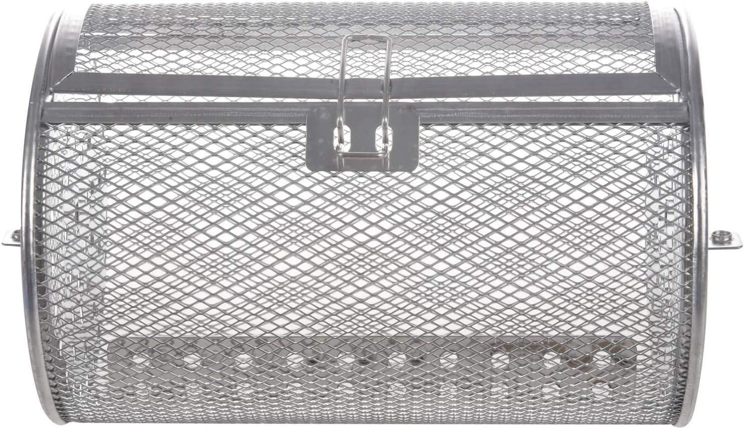 Spactz 12 x 18 cm Stainless Steel Swivel Cage for Roasted Coffee Beans ...