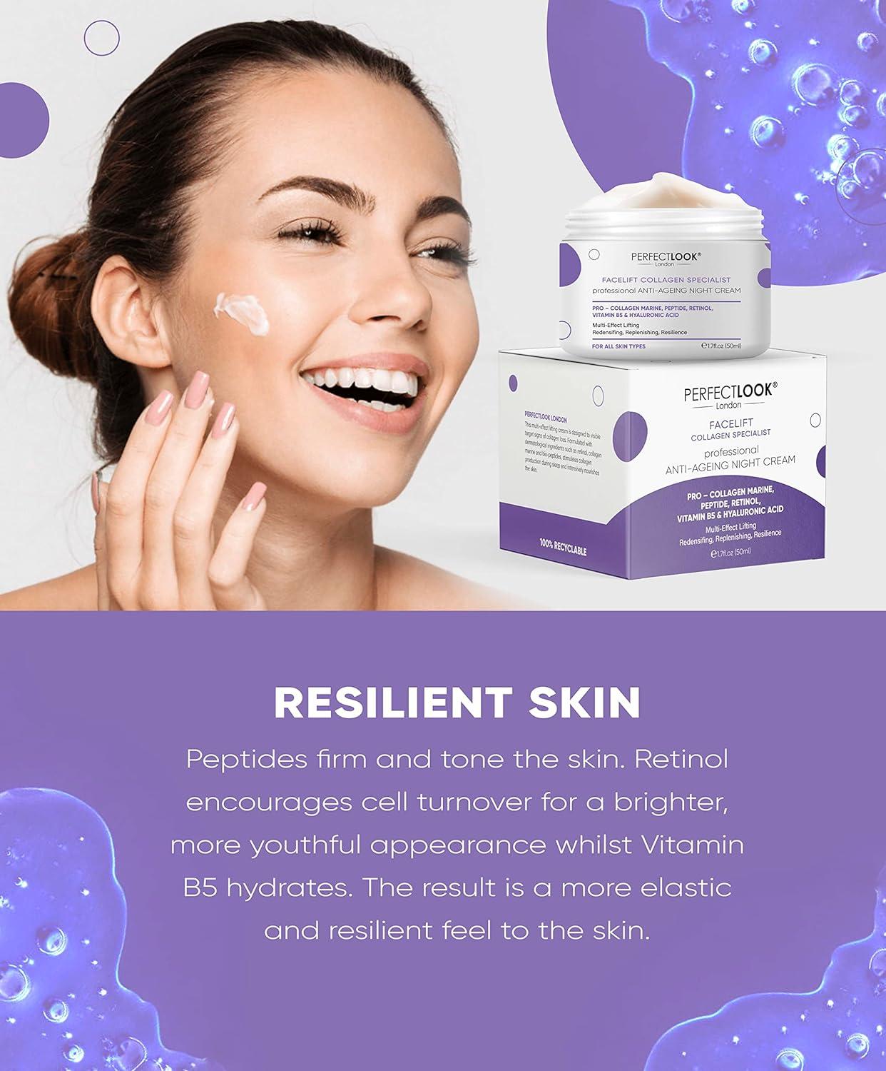 Perfect Look London Collagen Specialist Night Face Cream - Firming ...