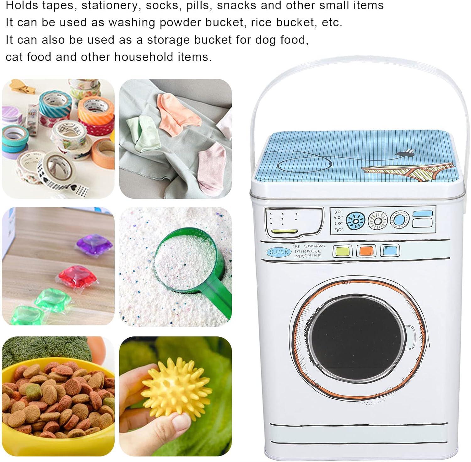 Laundry Detergent Container Washing Powder Container Iron Material ...