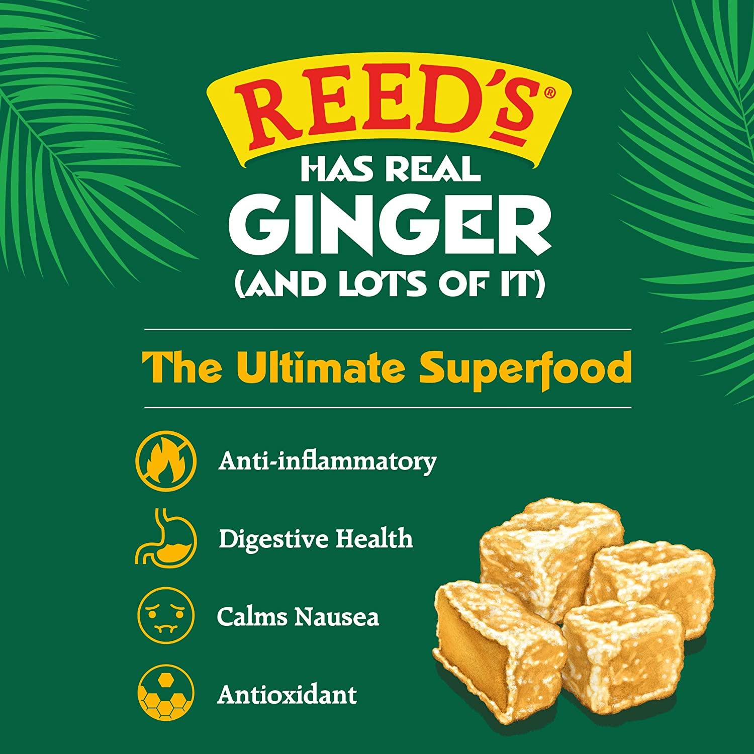 Reedâ€™s Crystallized Ginger - All Natural Baby Ginger Root, Sweetened ...