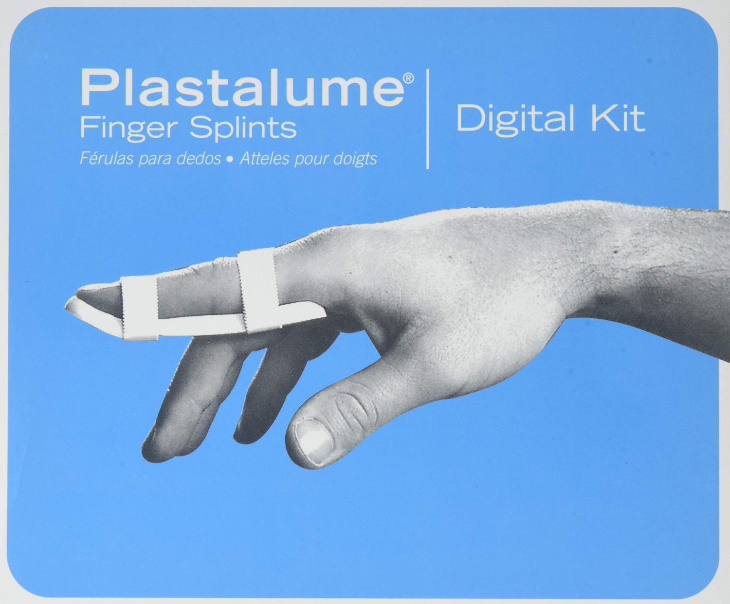 Brownmed Plastalume Finger Splints Kit - 40 Padded Splints for Breaks ...