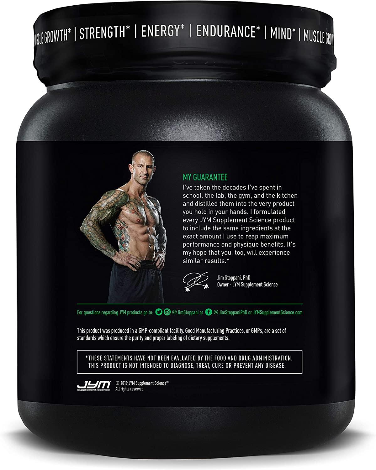 JYM Supplement Science Natural Island Punch Pre Workout Powder - BCAAs ...
