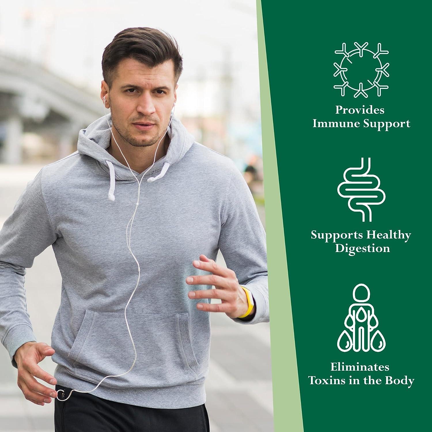 Organic Chlorella Capsules for Blood Pressure, Immunity & Cholesterol ...