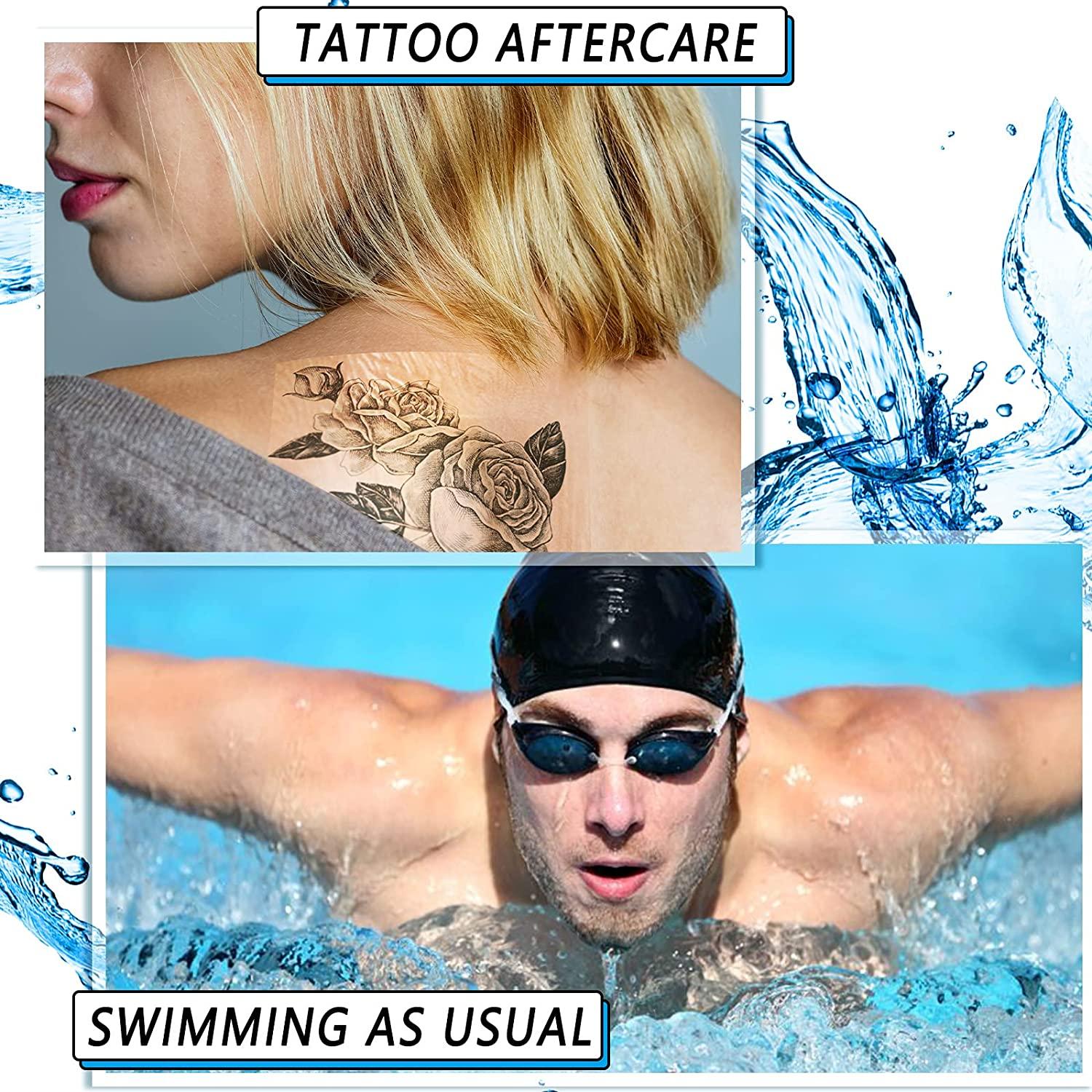 Waterproof Transparent Stretch Bandage Cover 6x10 Inches - Pack of 36