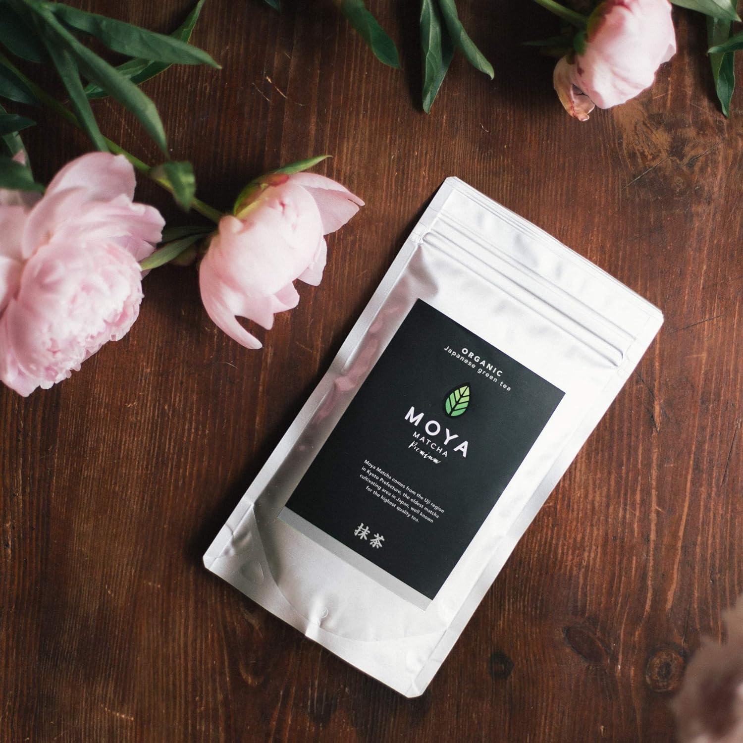 Organic Moya Matcha Tea Green Powder 100g - Premium Ceremonial Grade ...