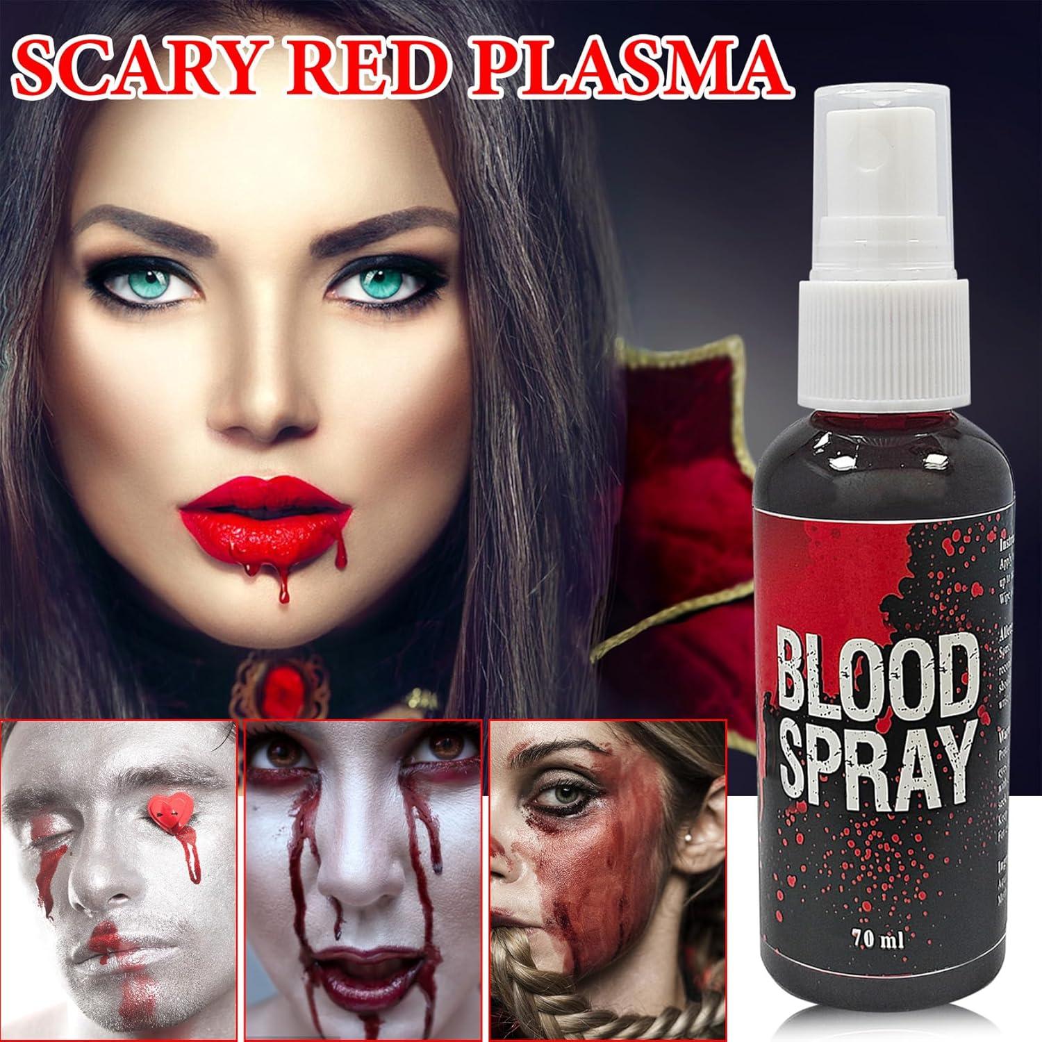 Halloween Fake Blood Spray - Realistic Washable Blood Splatter for ...