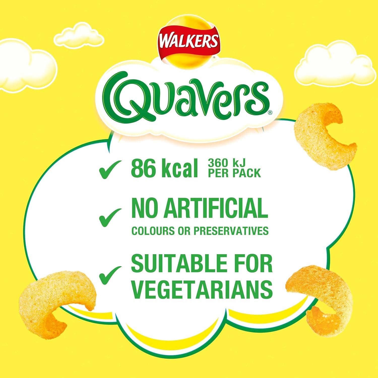 Walkers Quavers Snacks Cheese 12 x 16g