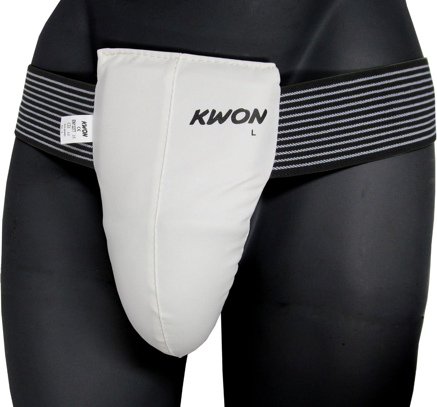 KWON Men's Anatomical Groin Guard XS - Premium White Protective Gear ...