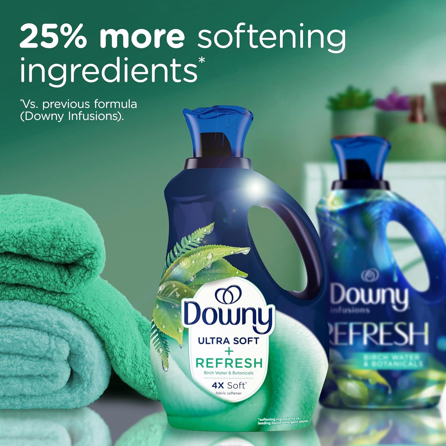 Buy Downy Ultra Soft Fabric Softener Liquid - Refreshing Birch Water ...
