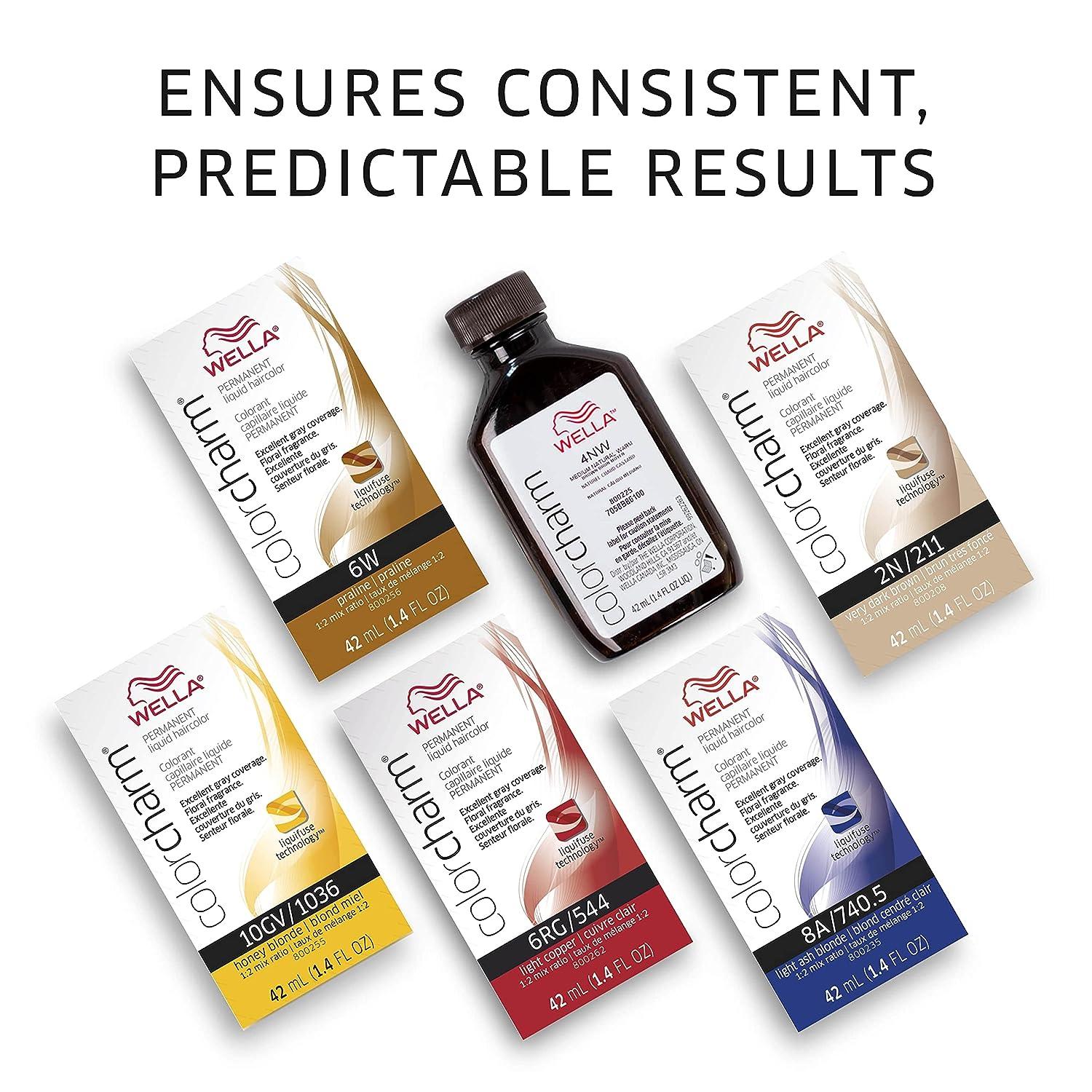 Wella Color Charm 3NW Dark Natural Warm Brown Permanent Hair Color ...