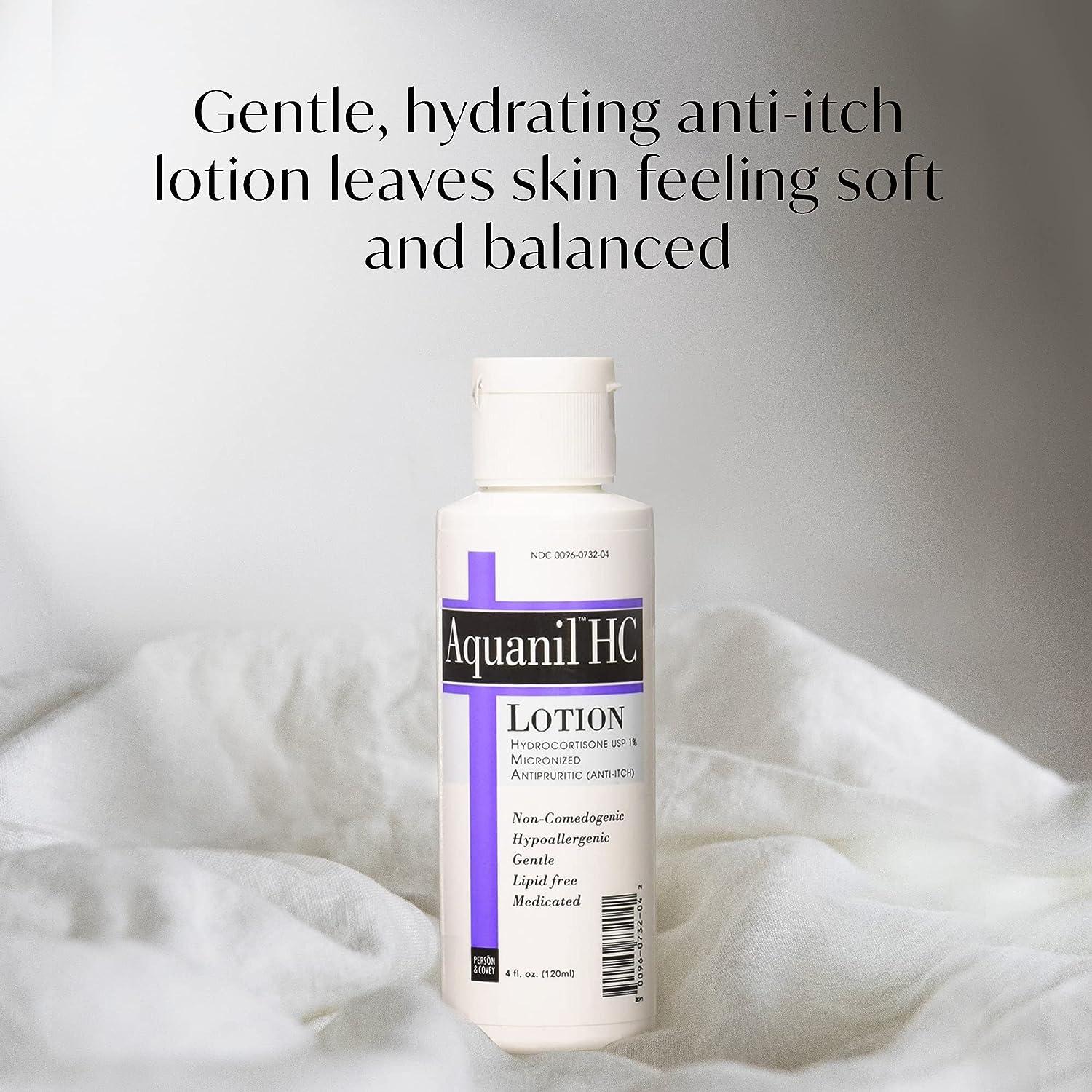 Aquanil HC Calming Anti-Itch Body Lotion | Ideal for All Skin Types ...