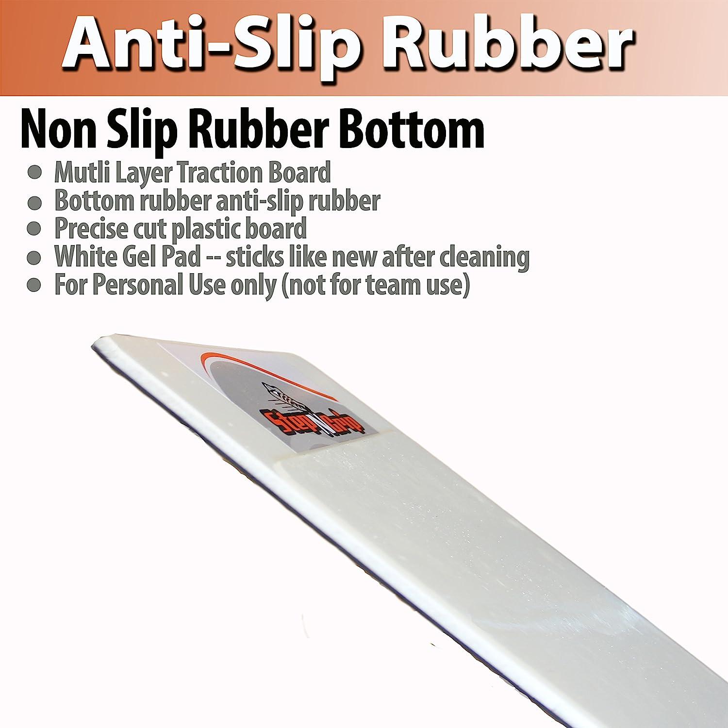 StepNGrip White Basketball Court Traction Board with Gel Mat Technology ...