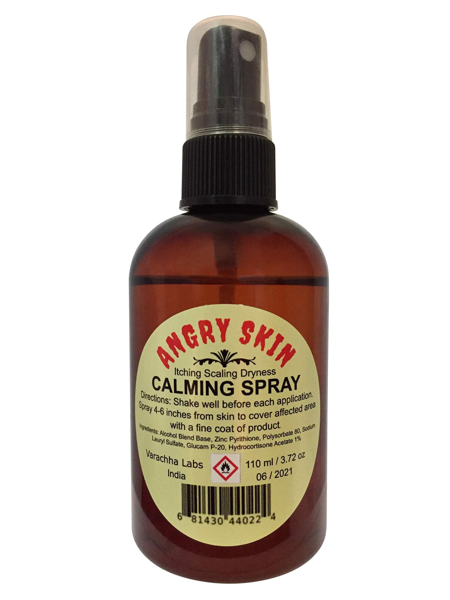 Angry Skin Calming Spray for Eczema & Psoriasis Relief | Zinc ...