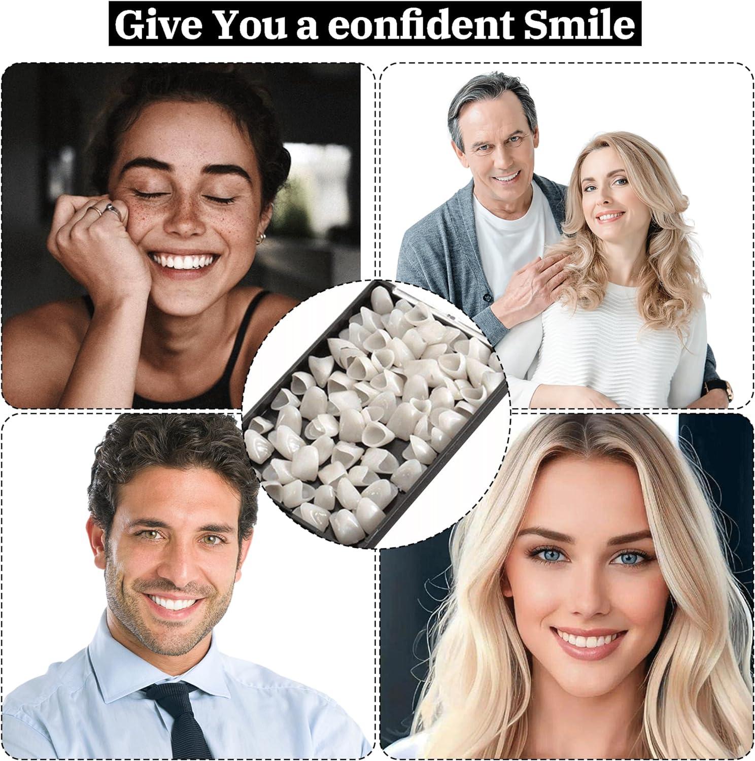 70PCS Temporary Tooth Crown Repair Kit - Durable Fake Teeth Cap for ...