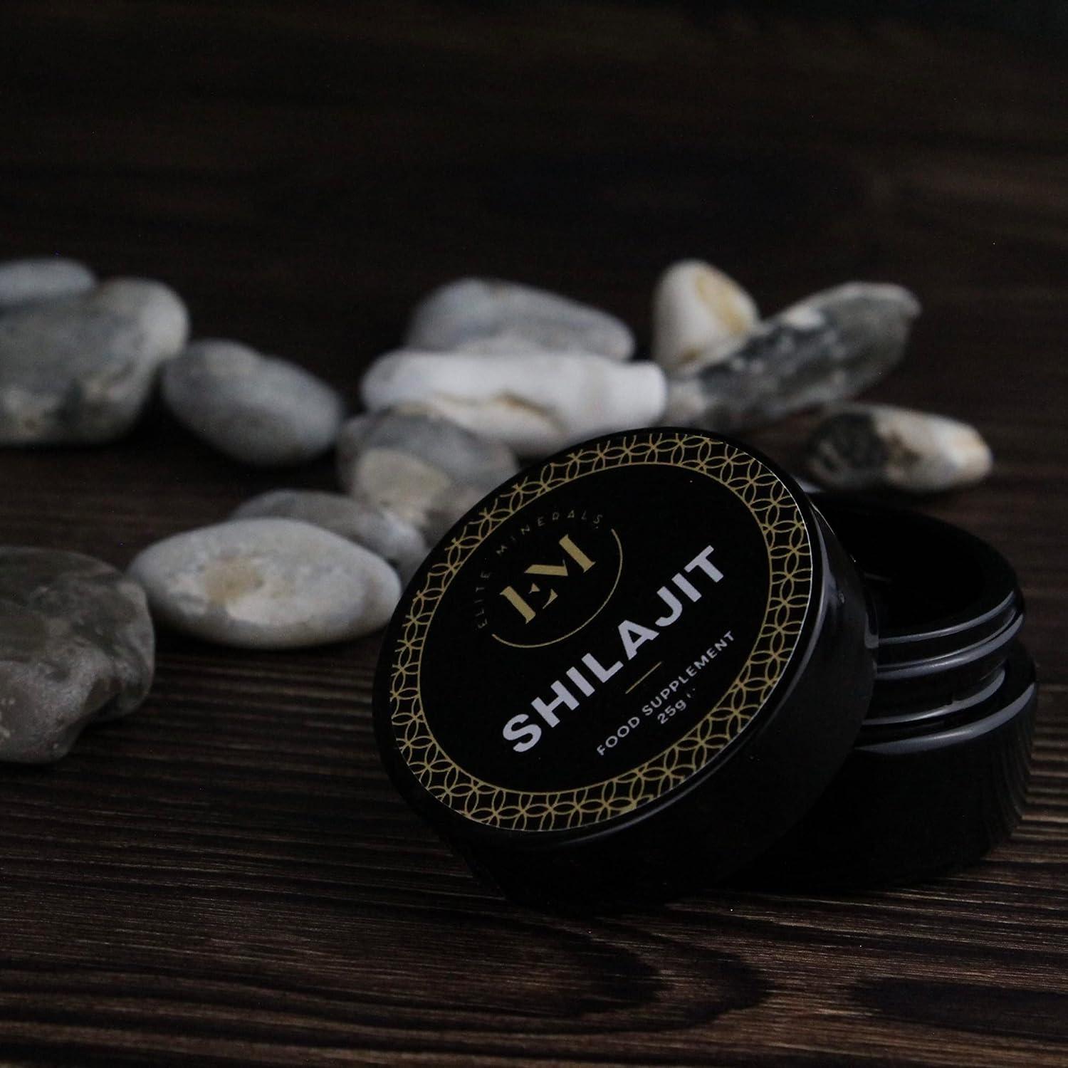 Elite Minerals Shilajit Resin 25g - Pure Energy Boost for Men and Women ...