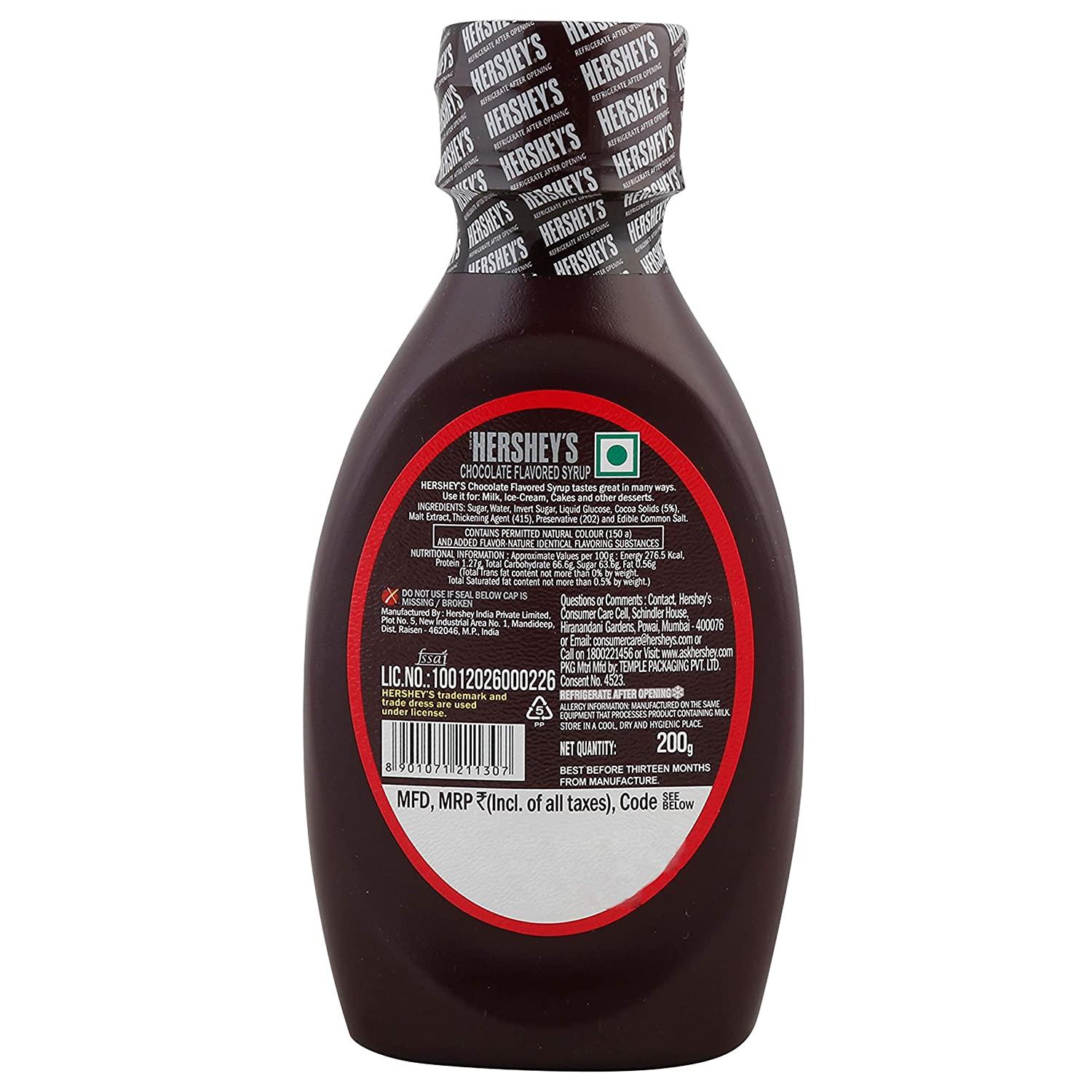 Hershey's Chocolate Syrup 200g - Authentic Sweetness in a Bottle | Buy ...