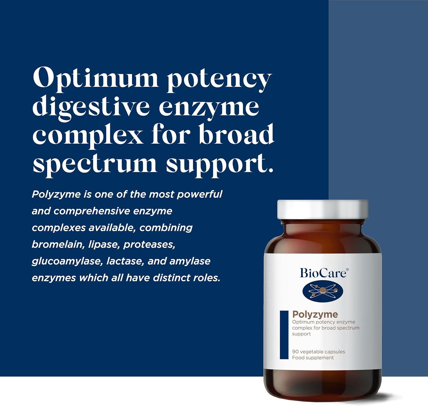 BioCare Polyzyme Forte | Enzyme Complex with Bromelain, Lipase ...