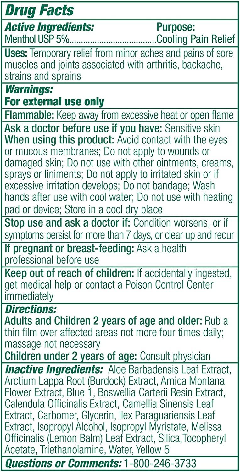 Biofreeze Professional Menthol Pain Relieving Gel 4 FL OZ Tube (Pack Of ...