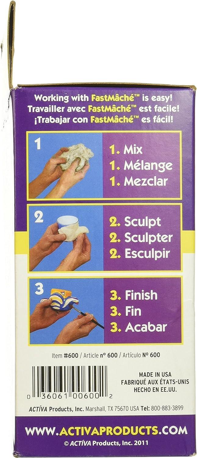 ACTIVA API600 Fast Mache Instant Paper Mache 1.5 lbs. White - High ...