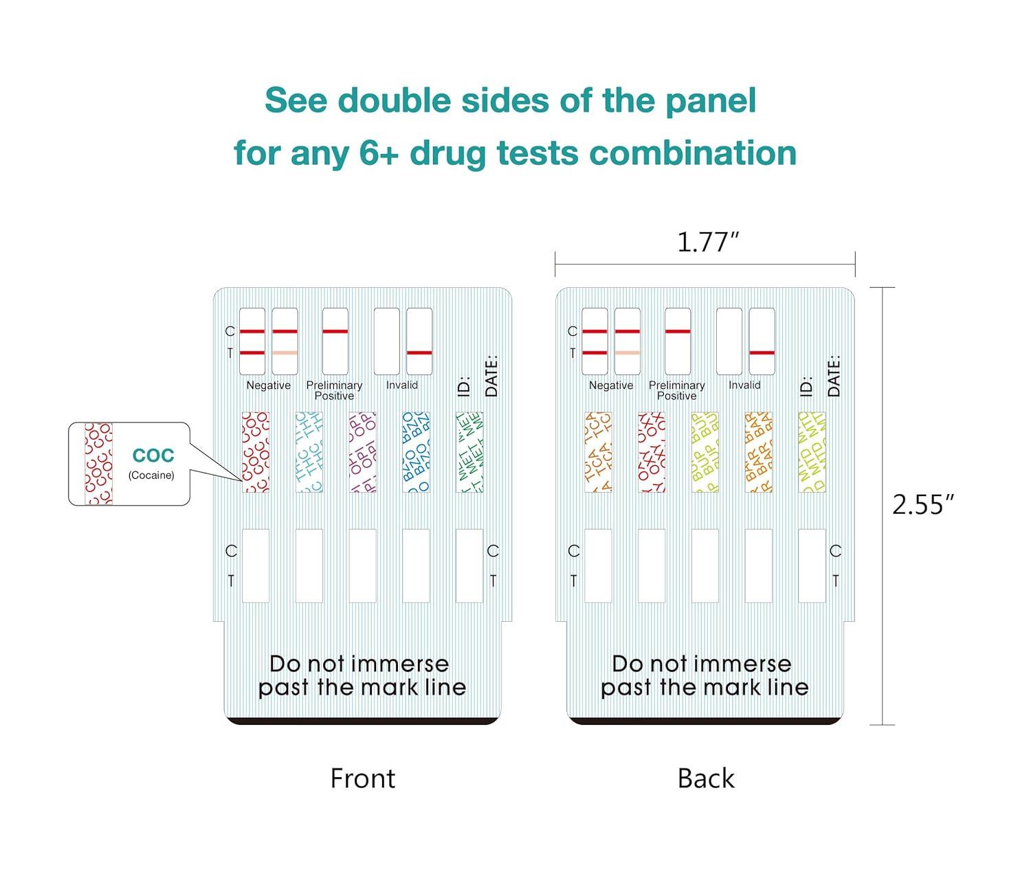 25 Pack Easy Home 10 Panel Instant Urine Test Kits - EDOAP-7104 | Buy ...