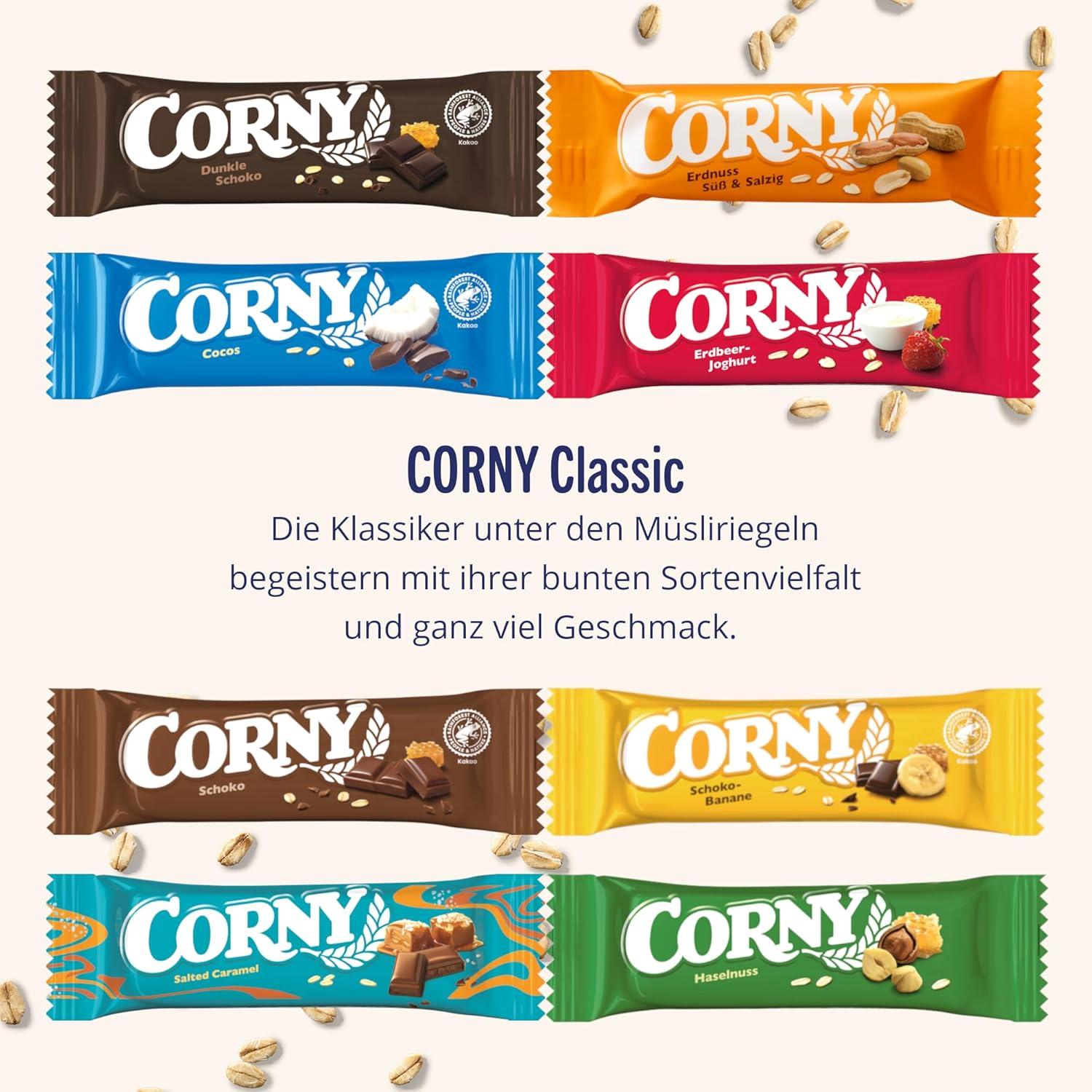 Buy Corny Classic Sweet & Salty Cereal Bars - 60x25g | Roasted Peanuts ...