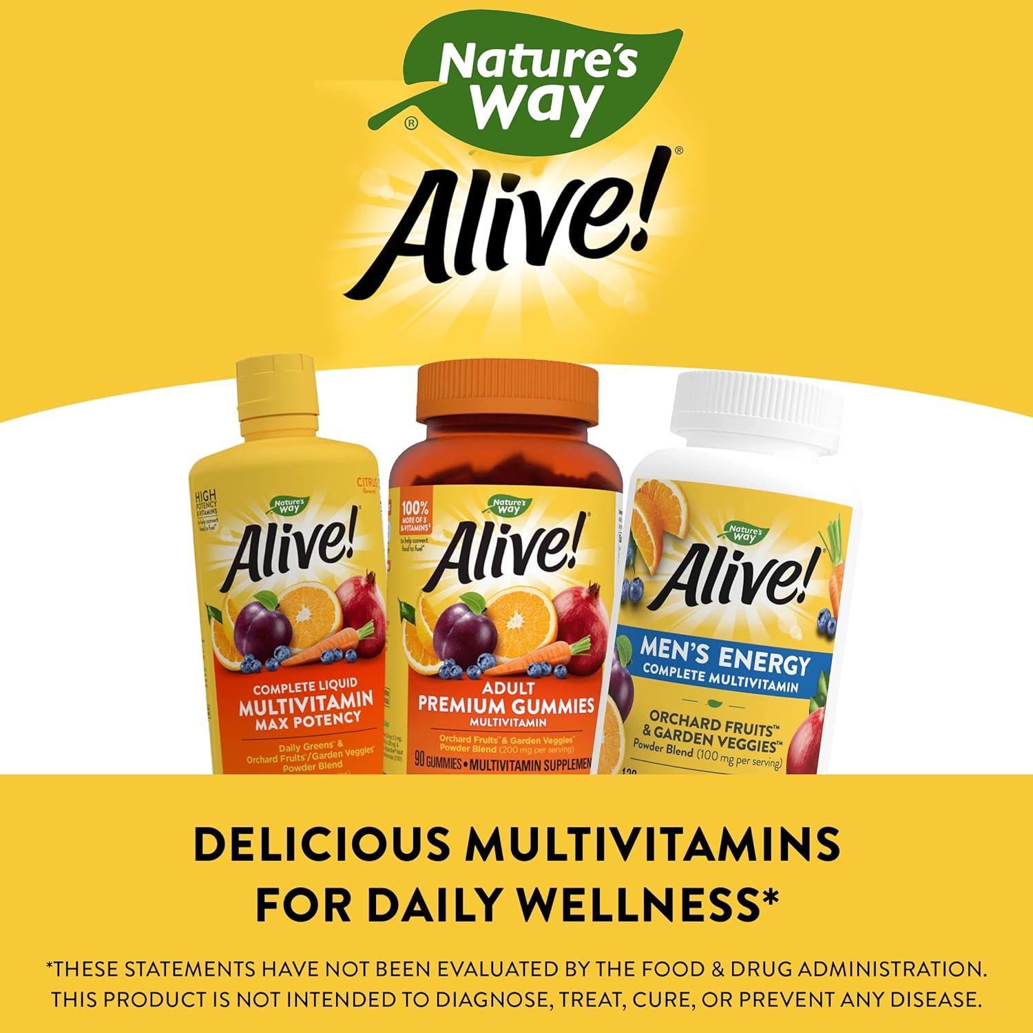 Nature's Way Alive! Complete Energy Multivitamin for Men - High Potency ...