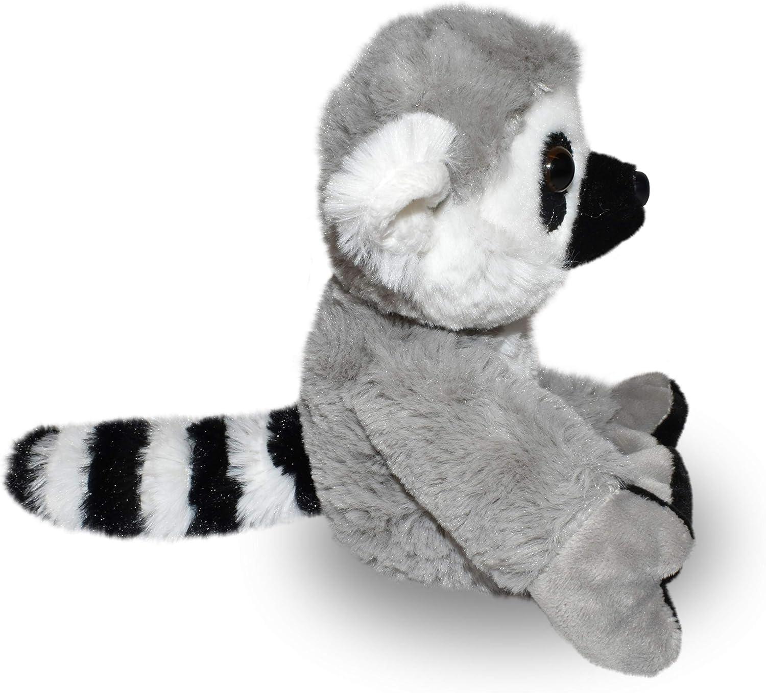 Wild Republic Hug'ems Ring Tailed Lemur Soft Toy - 18 cm Cuddly Gift ...