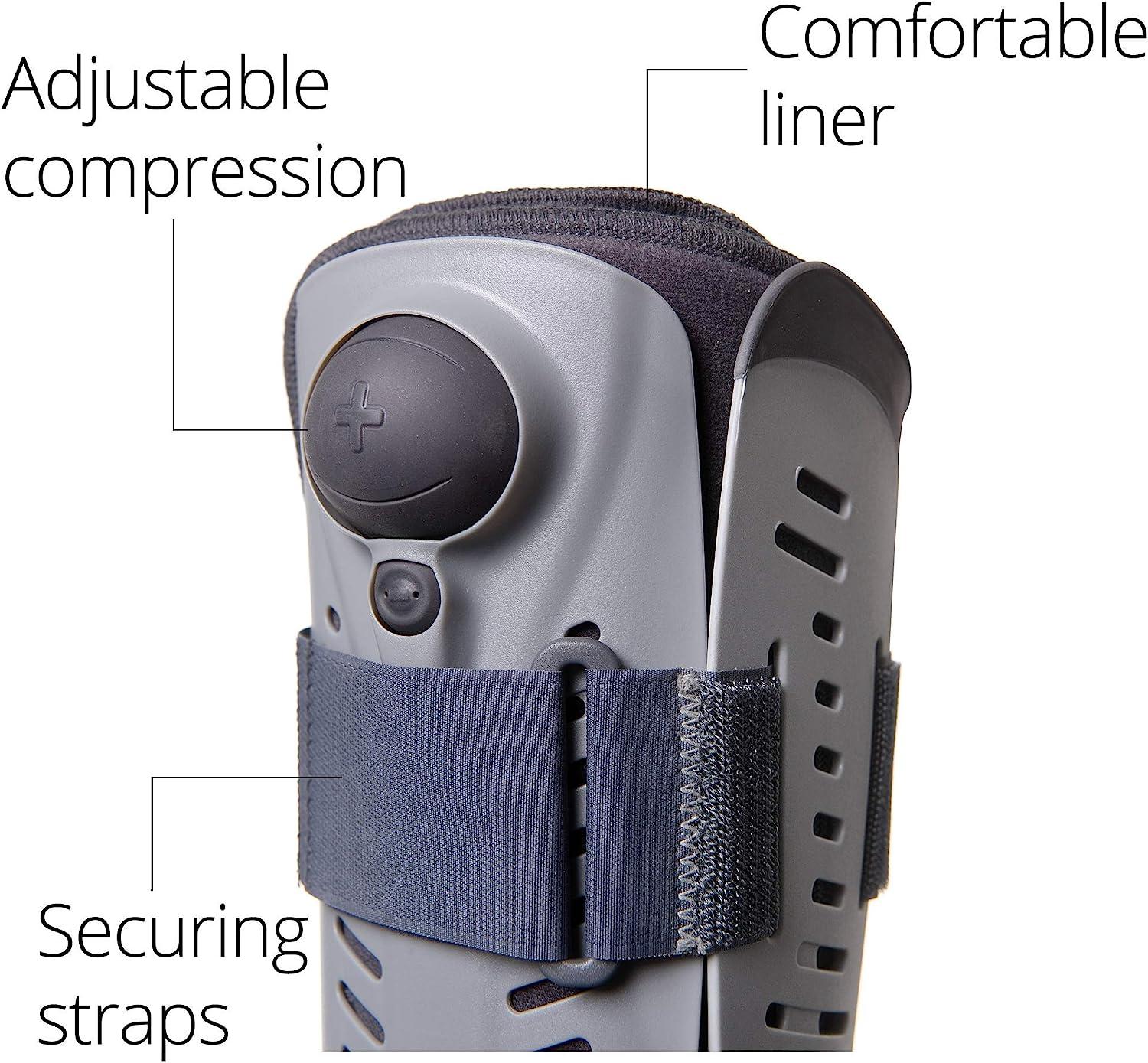 Ossur Rebound Air Walker Boot with Compression Adjustable Straps & Air Pump - High Top Size ...