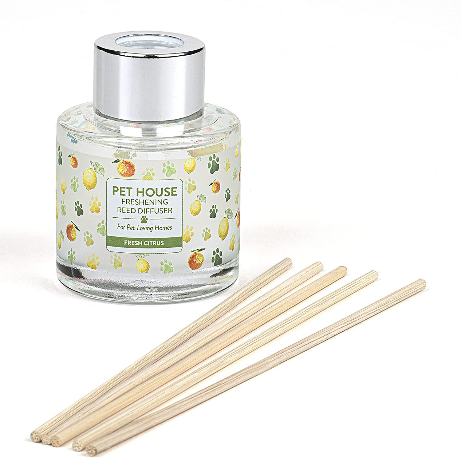 Pet House Reed Diffuser - Long Lasting Eco-Friendly Scented Oil Set ...