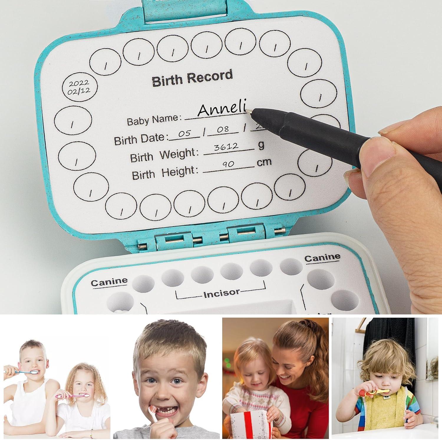 Buy Iween Tooth Souvenir Box Tooth Storage Holder for Kids | Preserve ...