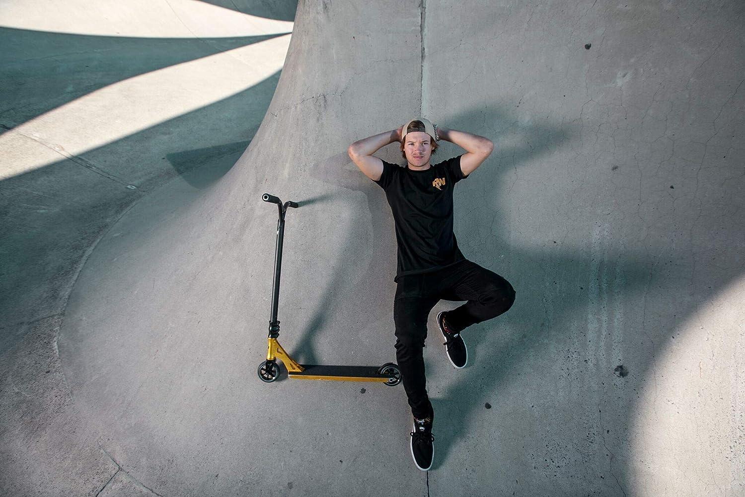 R Willy Signature Pro Scooter Deck - Gold by Nitro Circus | Buy Now ...