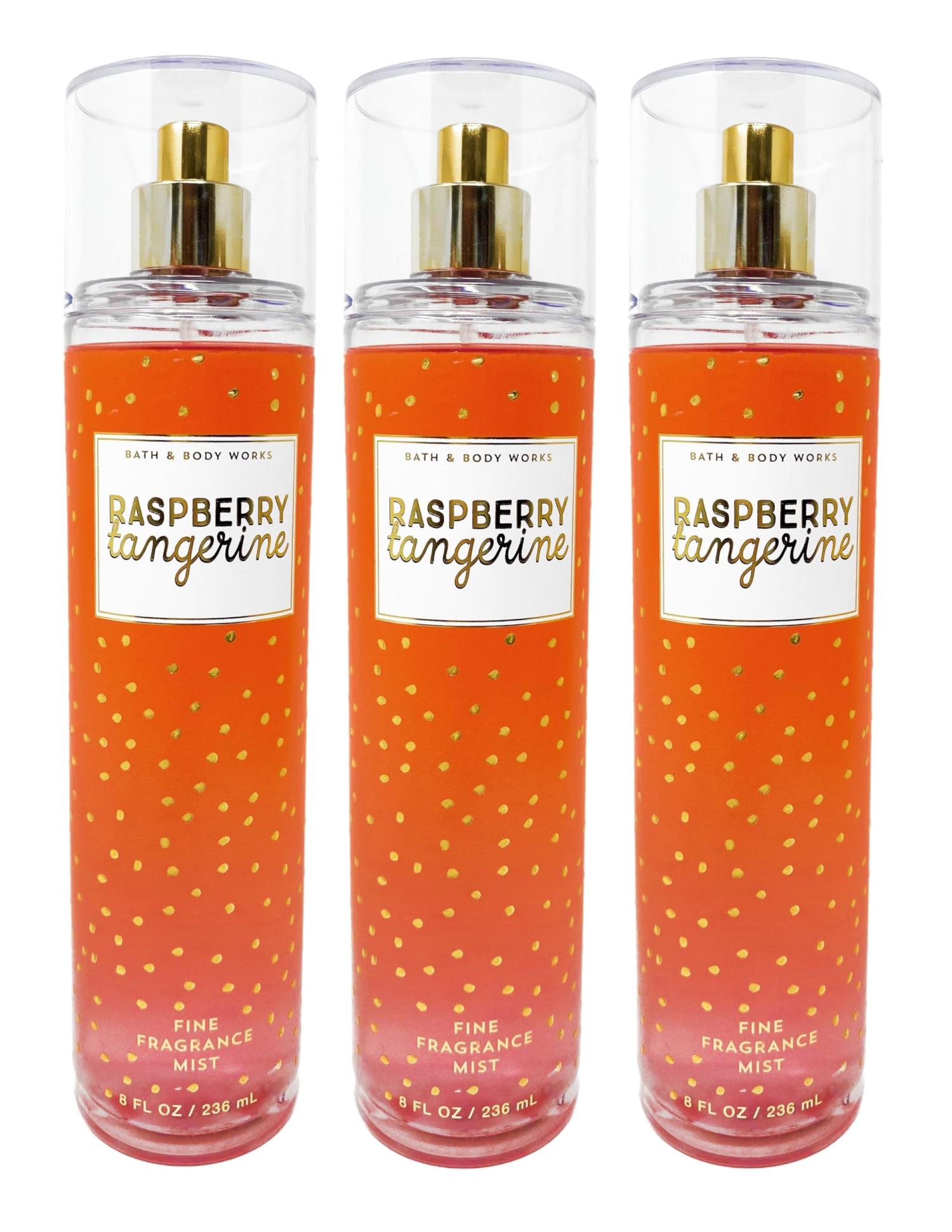Bath & Body Works Raspberry Tangerine - pack of 3 Fine Fragrance Mist ...