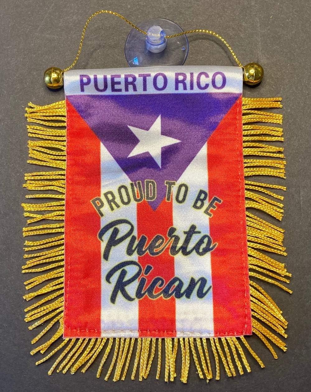 Puerto Rico Car Flag Decals - Quality Mini Window Banners for Boricua ...