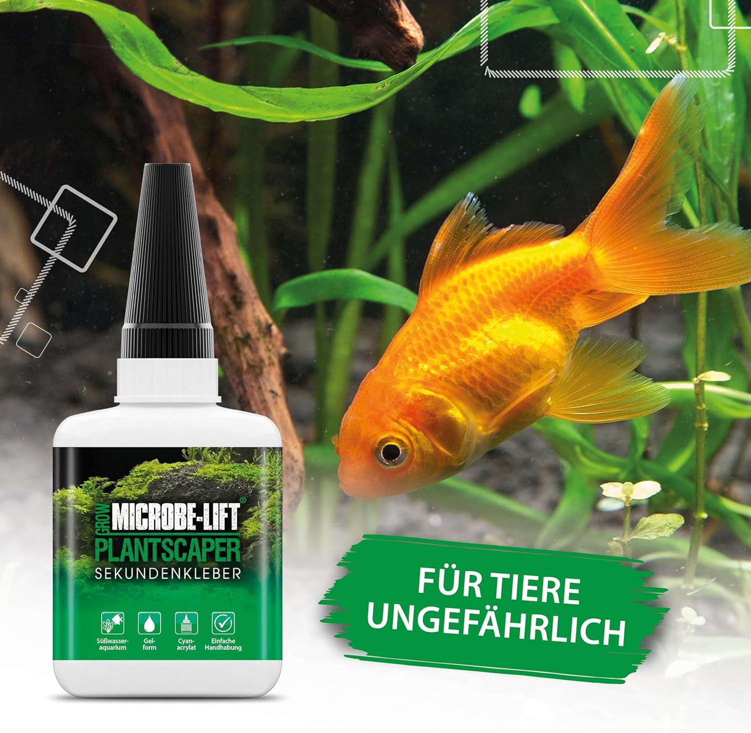 Microbe-Lift PlantCaper 50g - Premium Aquascaping Adhesive for Fast ...