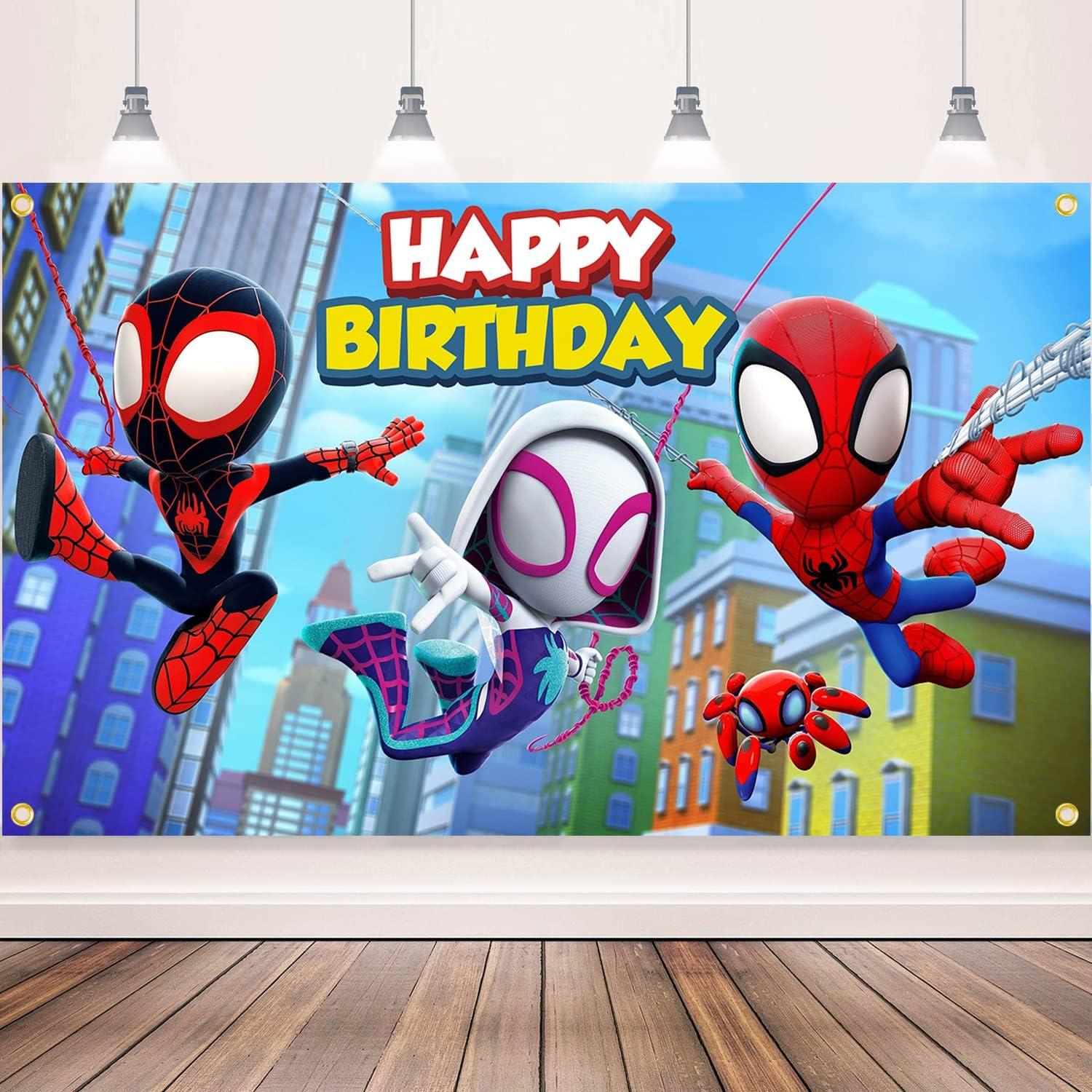 Spidey and His Amazing Friends Birthday Decorations Party Supplies Set ...