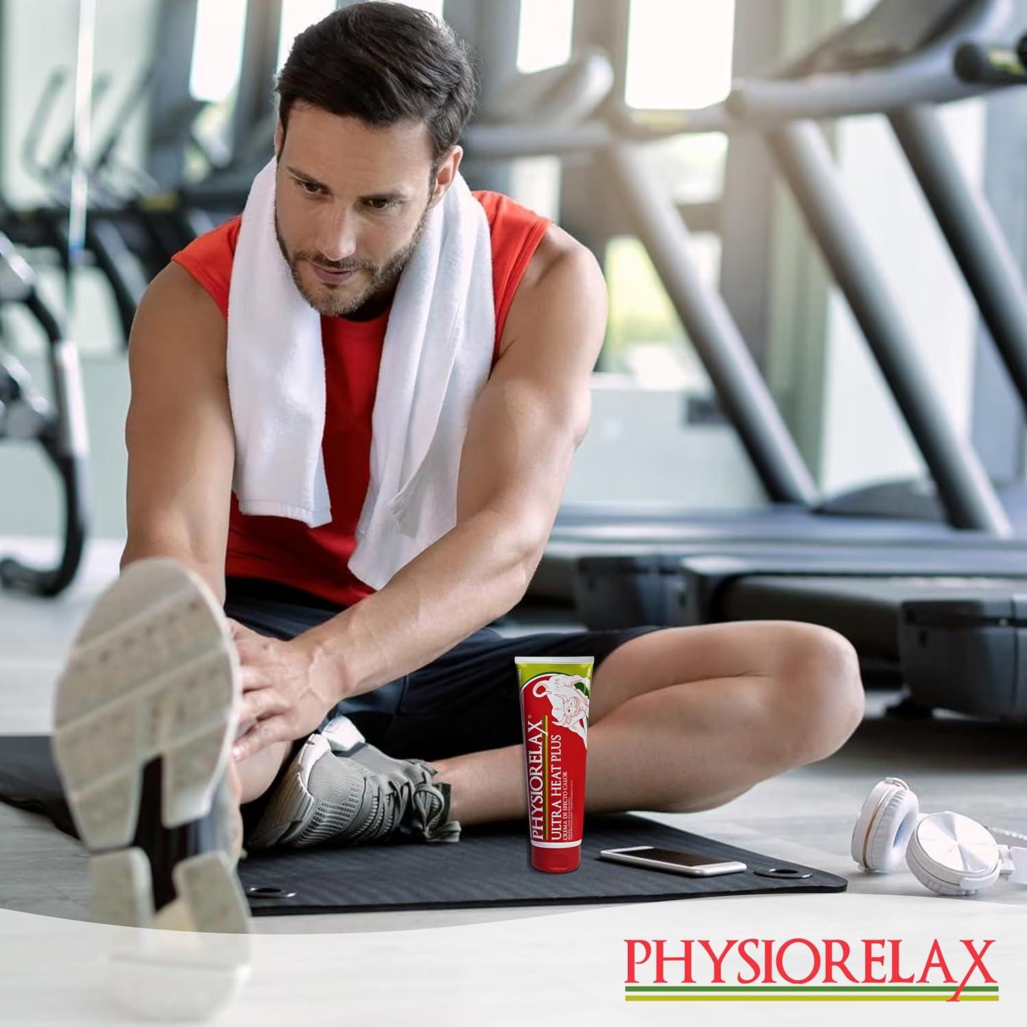 Physiorelax Ultra Heat Cream - 250 ml for Muscle and Ligament Relief ...