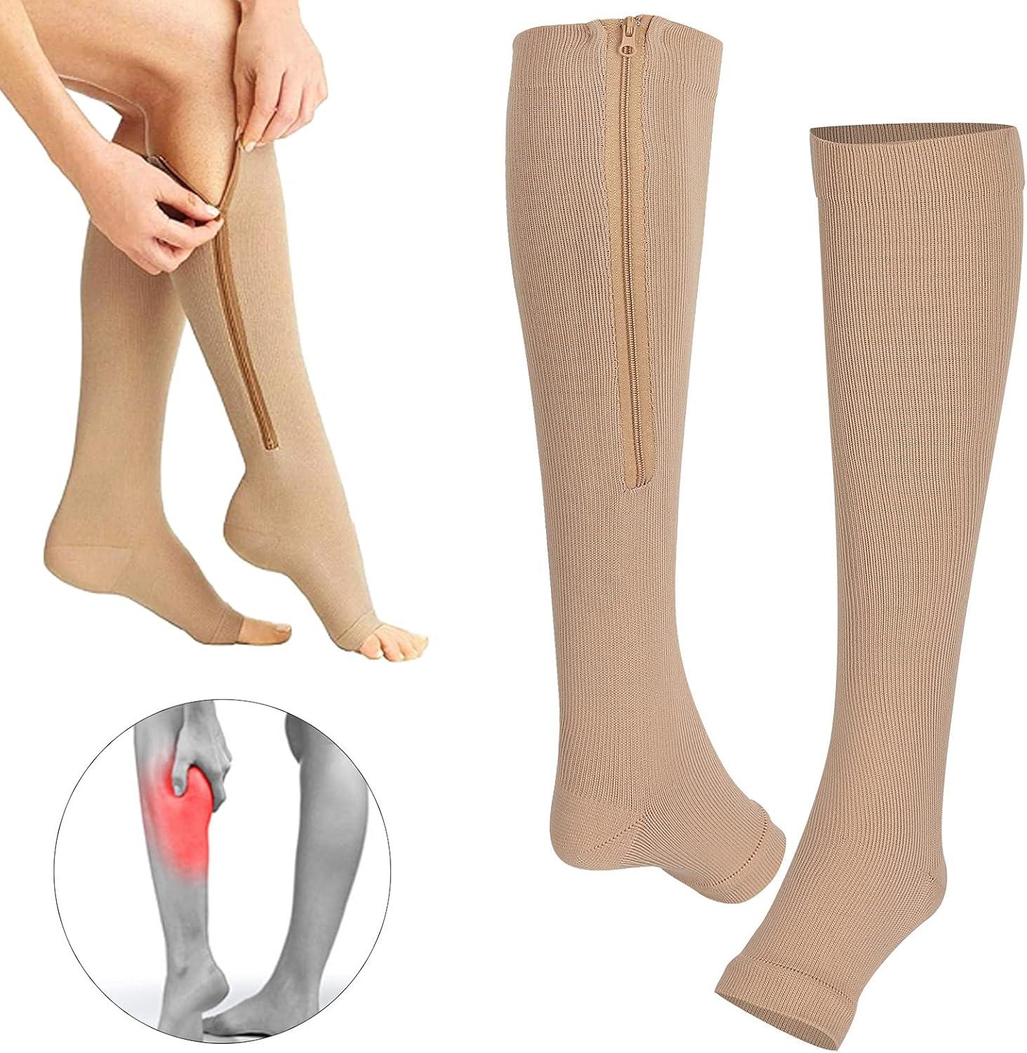 Shanrya Compression Socks - Leg Support Stocking for Easy Wear & High ...