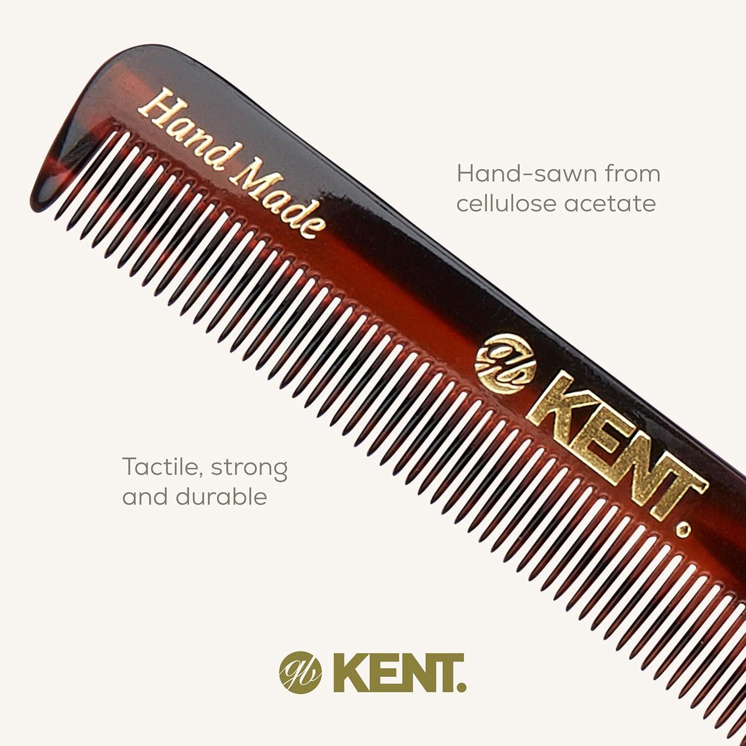 Kent Handmade Fine Toothed Pocket Comb - Premium Quality Grooming ...