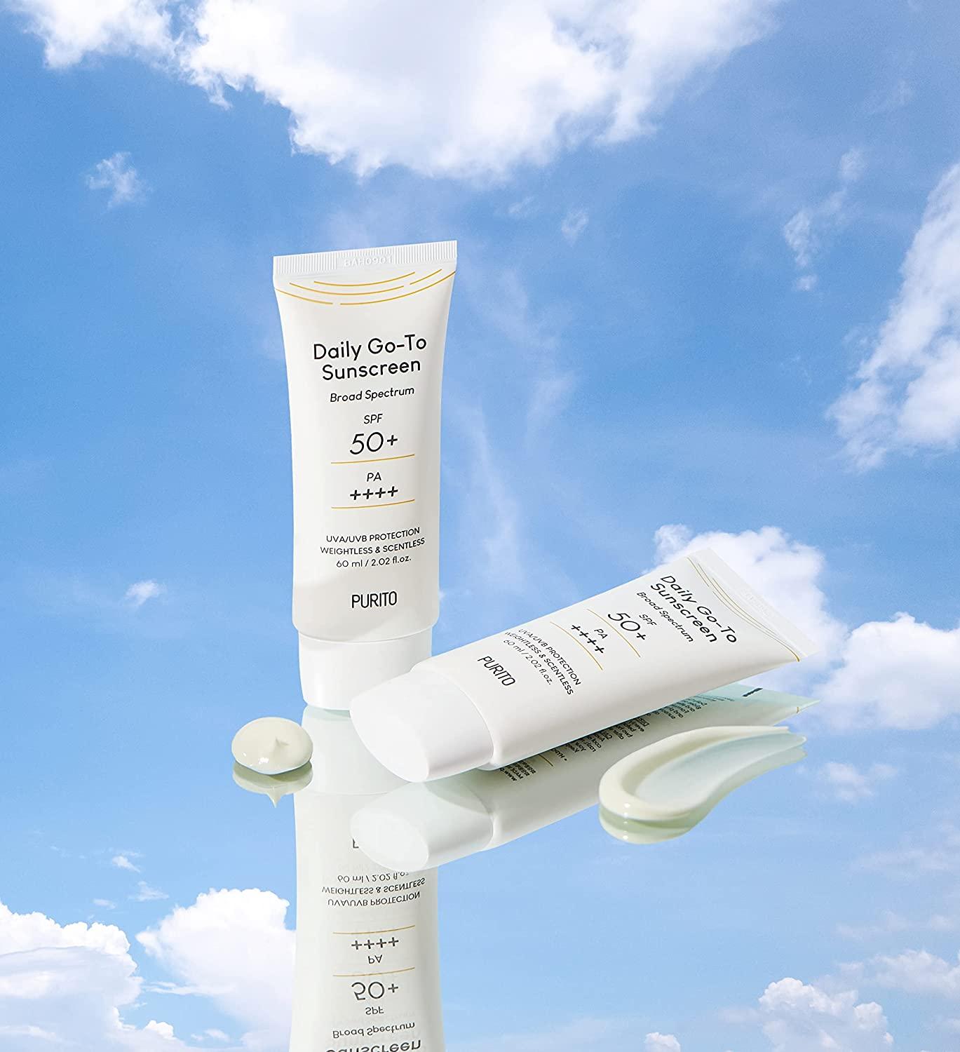 PURITO Daily Go-To Sunscreen 60ml SPF 50+ PA++++ | UVA/UVB Protection ...