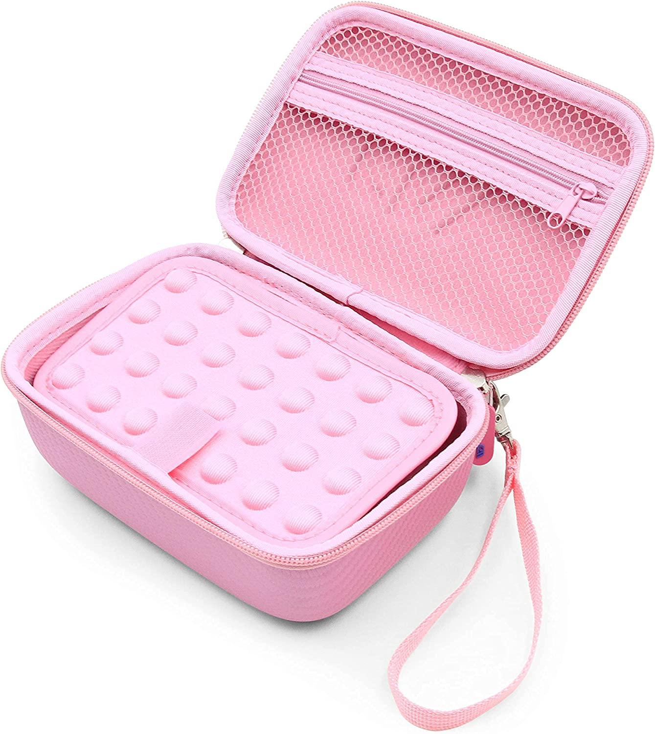 CASEMATIX Pink Travel Case Bag for Asthma Inhaler, Masks, and Spacer ...