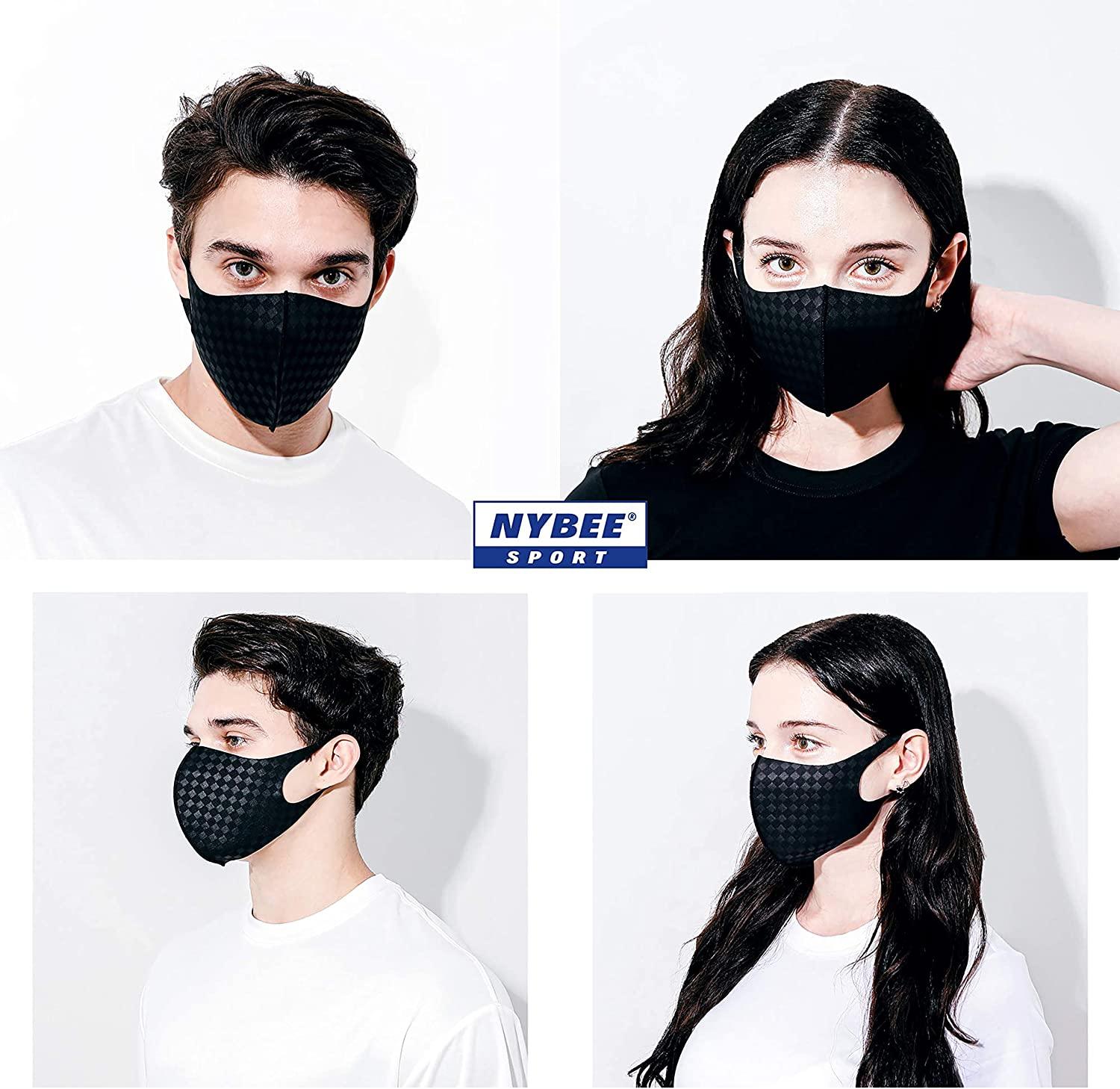 NYBEE SPORT COOLING PROTEX Face Mask UPF 50 - Washable, Reusable, Lightweight - Men, Women ...
