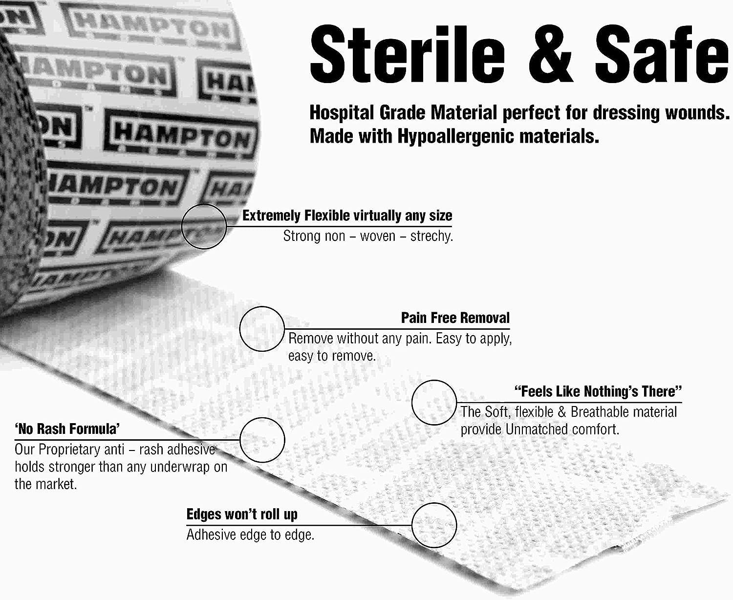 30ft Self Adhesive Gauze Bandage Roll | Medical Stretch Wrap Tape ...